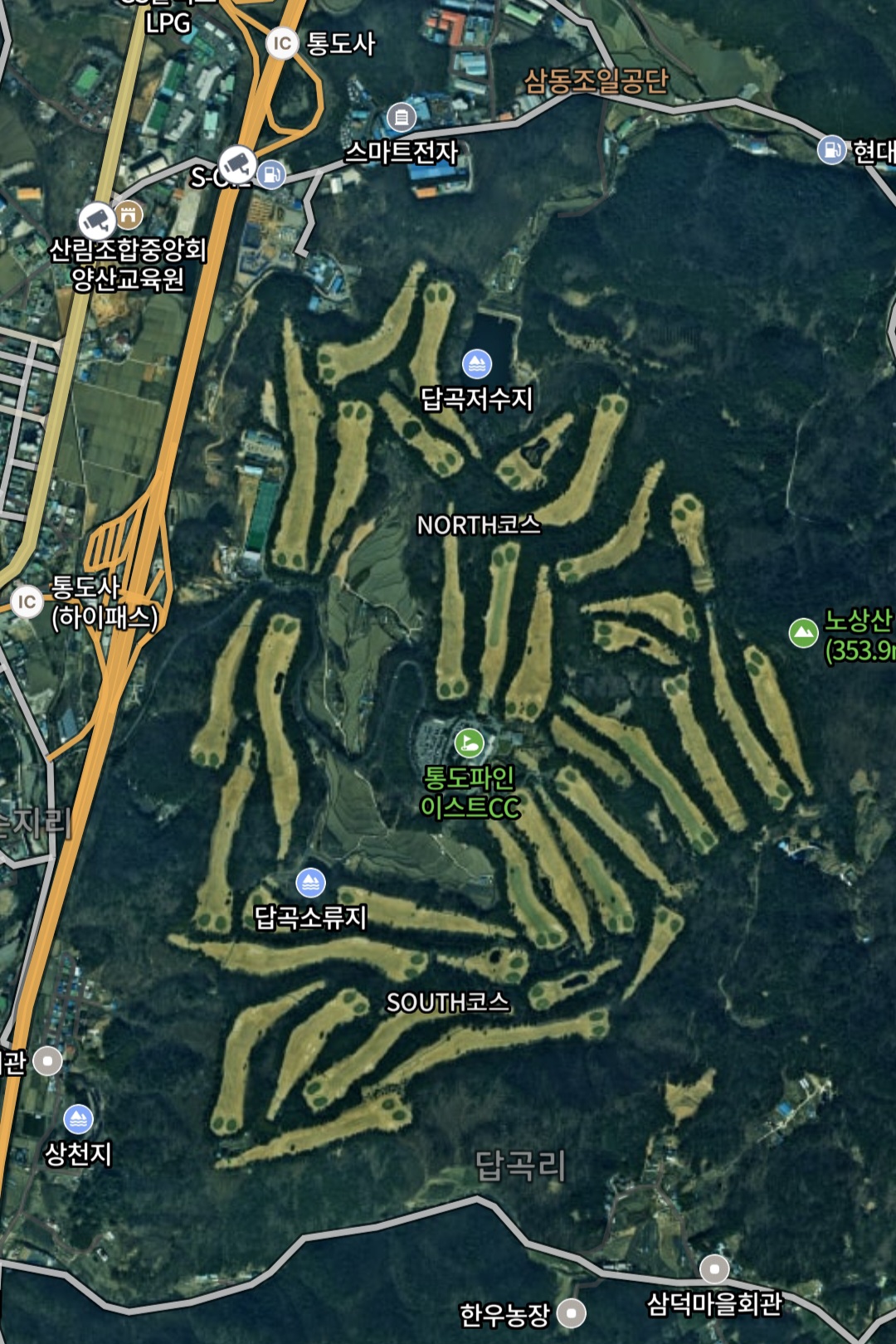 해연갤 - 혐주의; 너네 골프장 위성뷰 본적있냐 웩